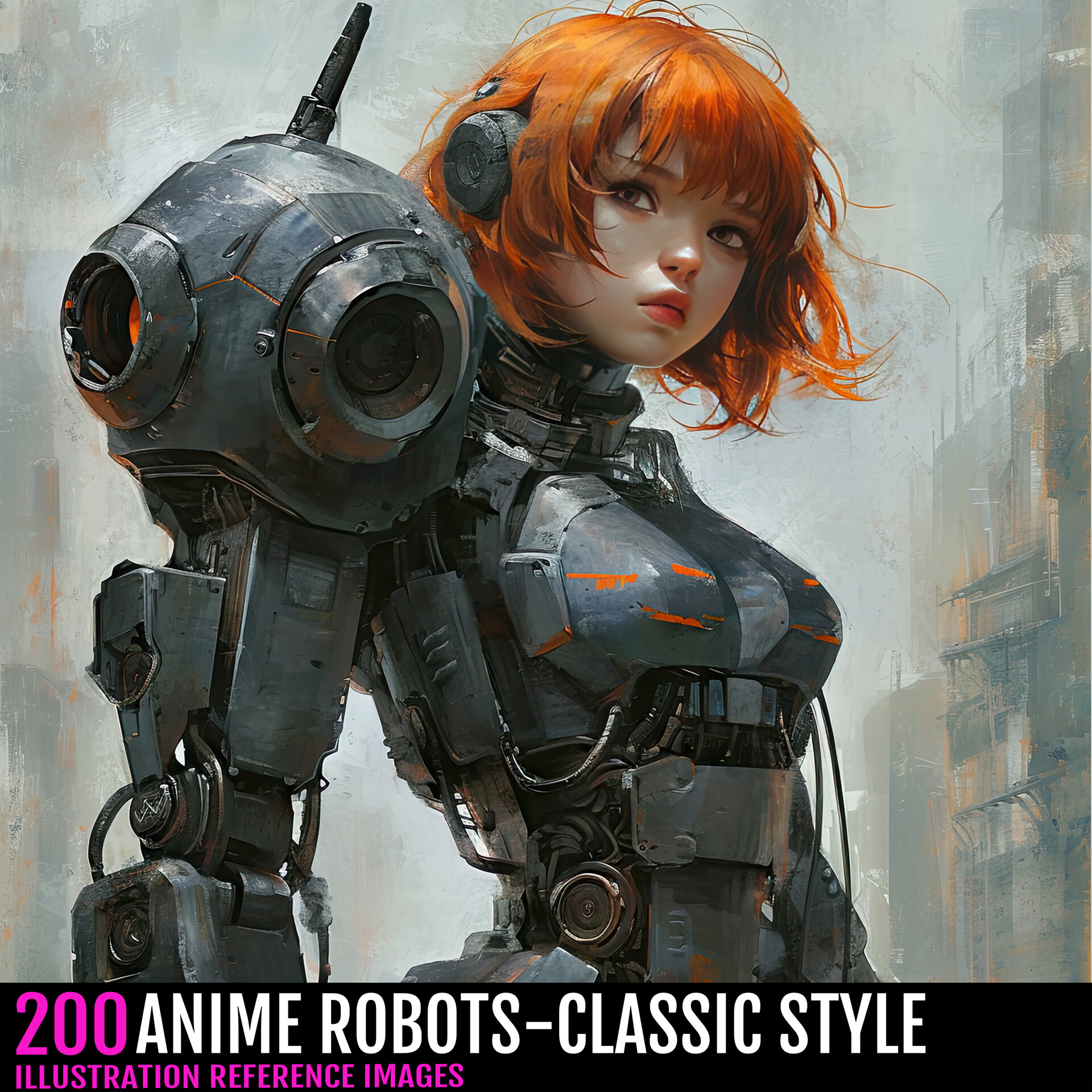 ArtStation - 200 ANIME ROBOTS - CLASSIC STYLE / 4K