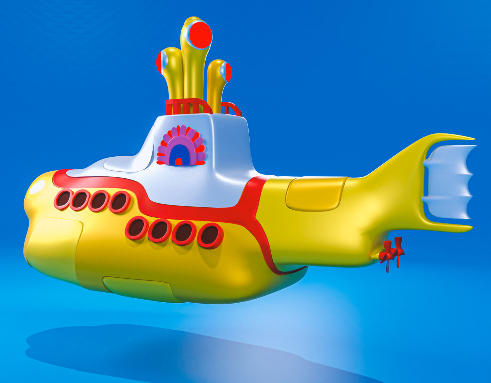 John Brandon - Yellow Submarine 3D Fan Art