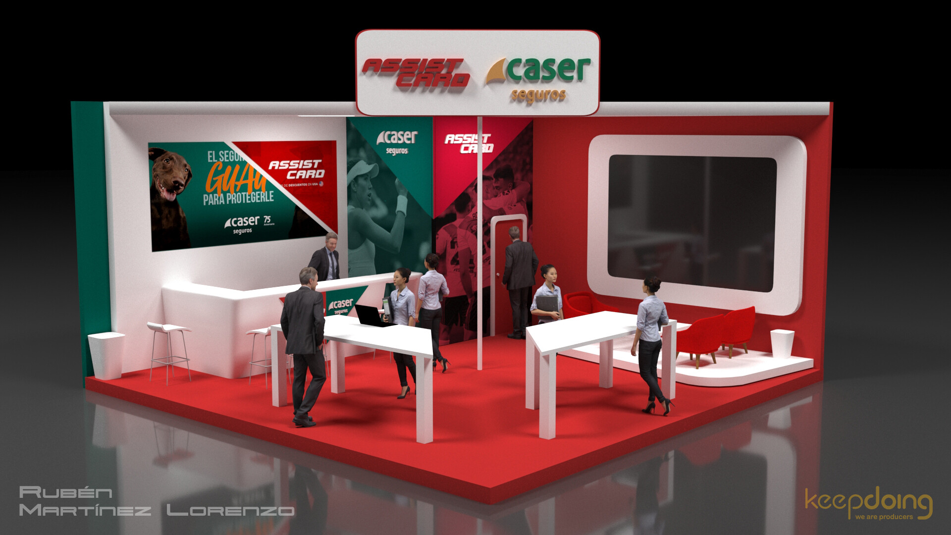 ArtStation - Stand IFEMA Assist & Caser