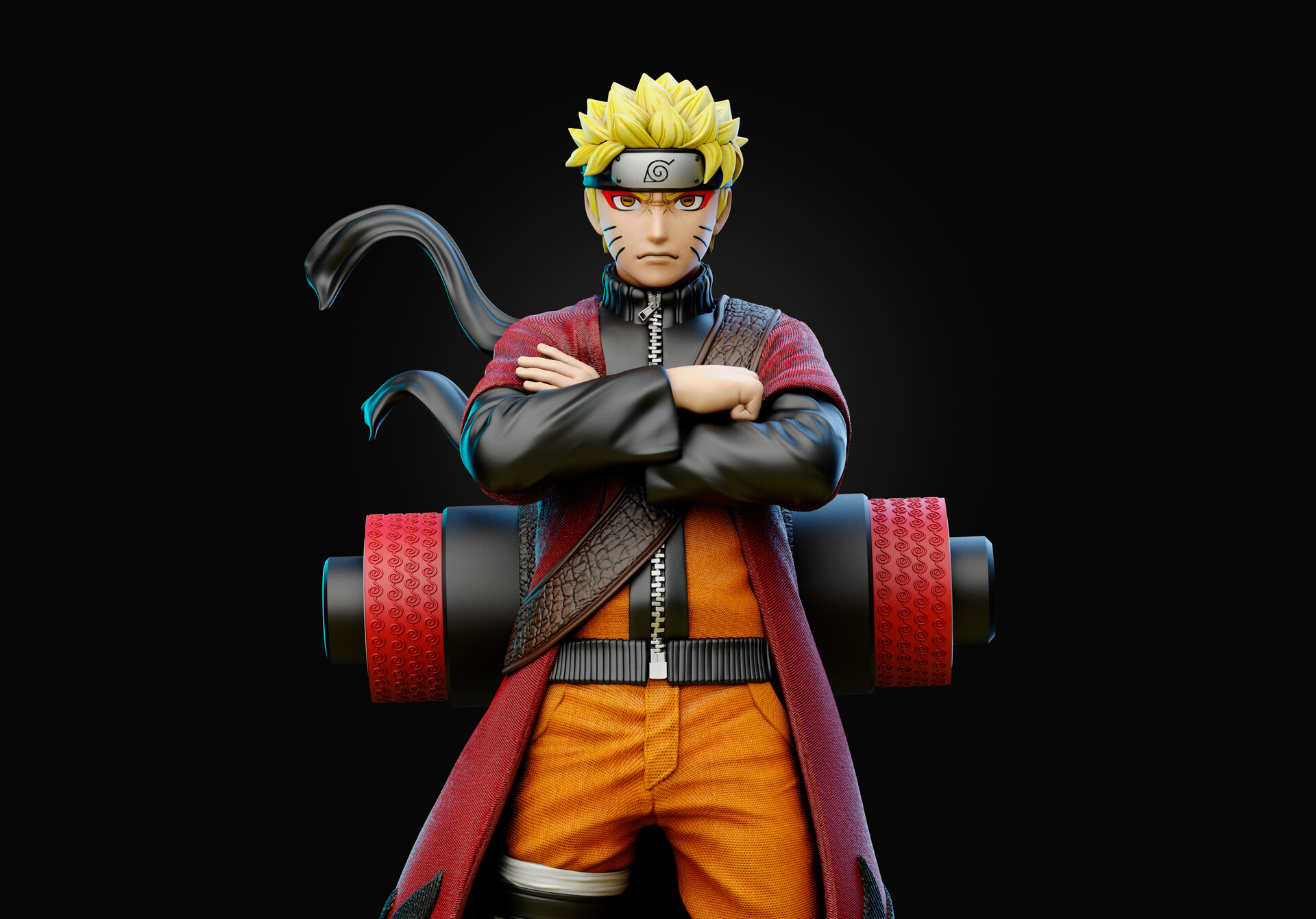 ArtStation - Naruto Sage Mode
