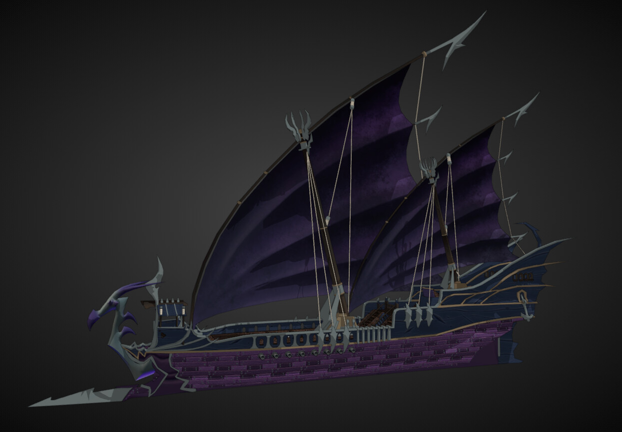 ArtStation - The Nightmare- Frigate class