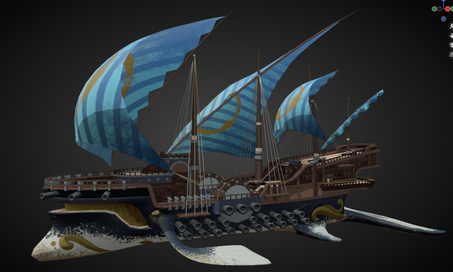 ArtStation - The Neptune - Galleon class