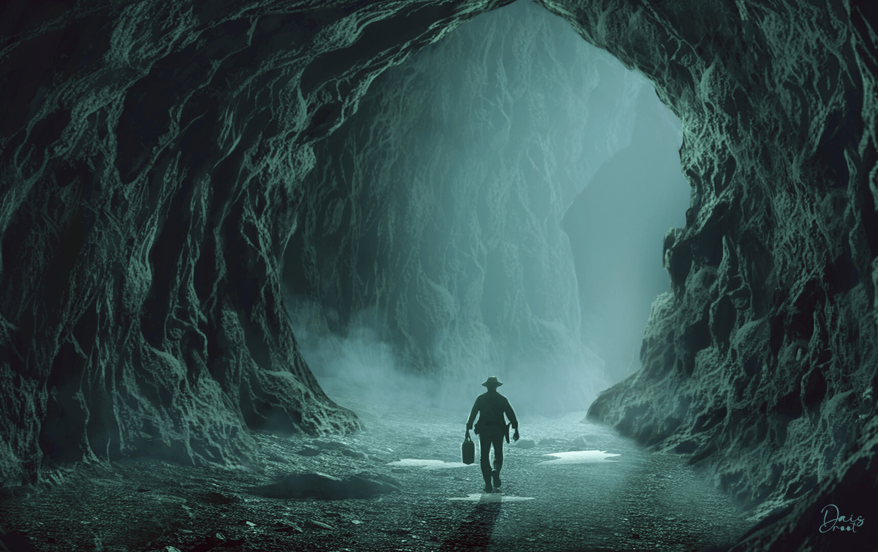 ArtStation - The cave path