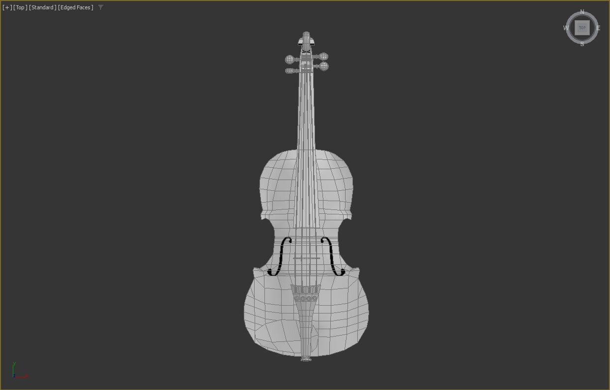 ArtStation - violin modeling