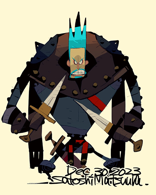 ArtStation - Sir Blue hair