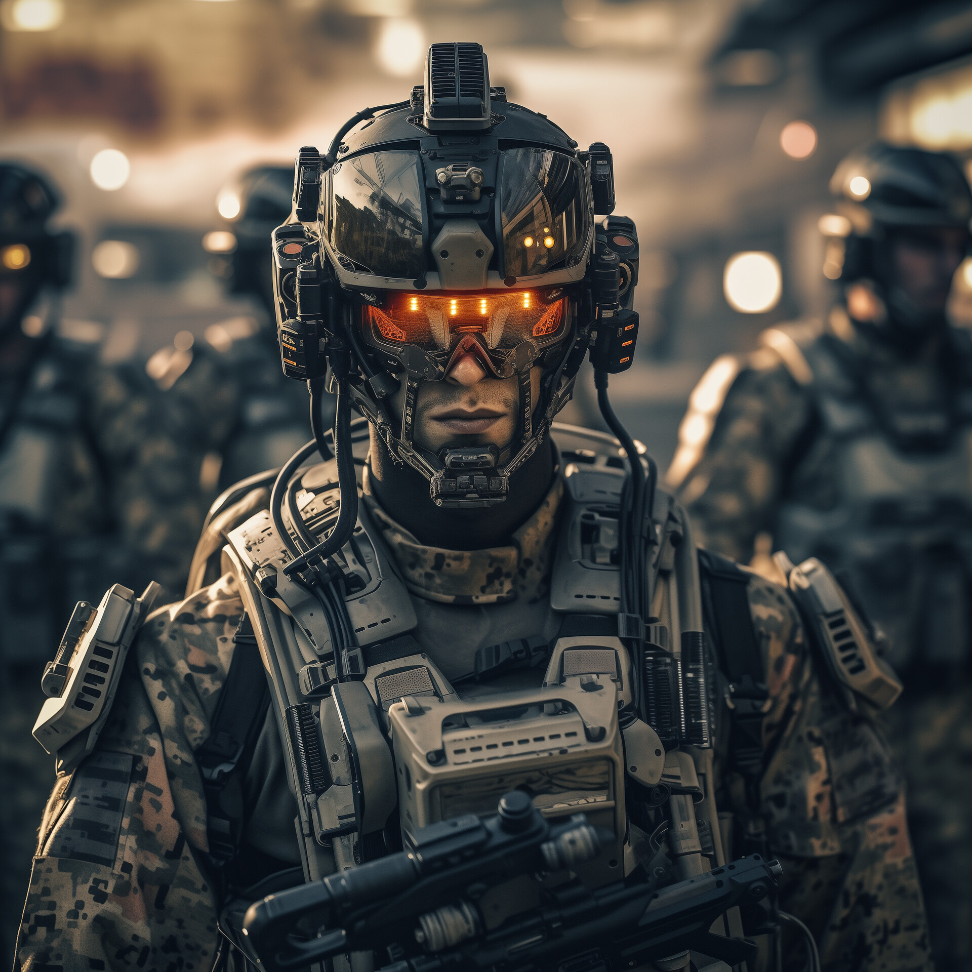 ArtStation - (Eclipse Phase) Future Soldiers