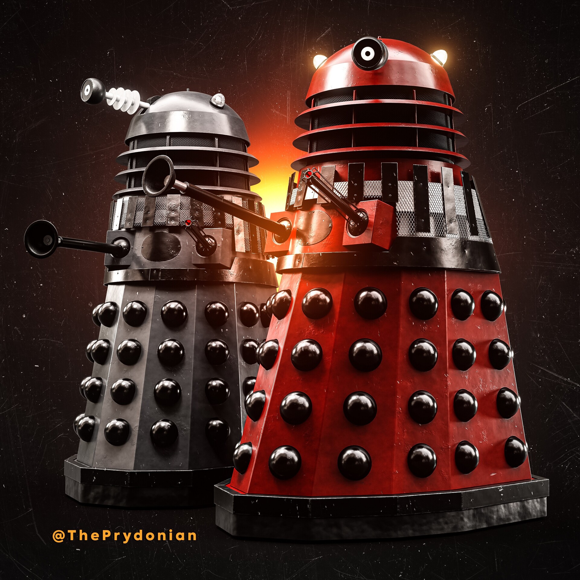 ArtStation - Red Dalek (1984)