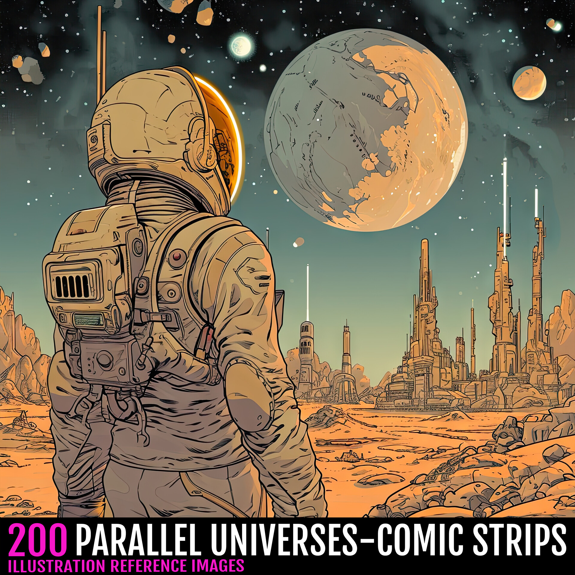ArtStation - 200 PARALLEL UNIVERSES THROUGH COMIC STRIPS / 4K