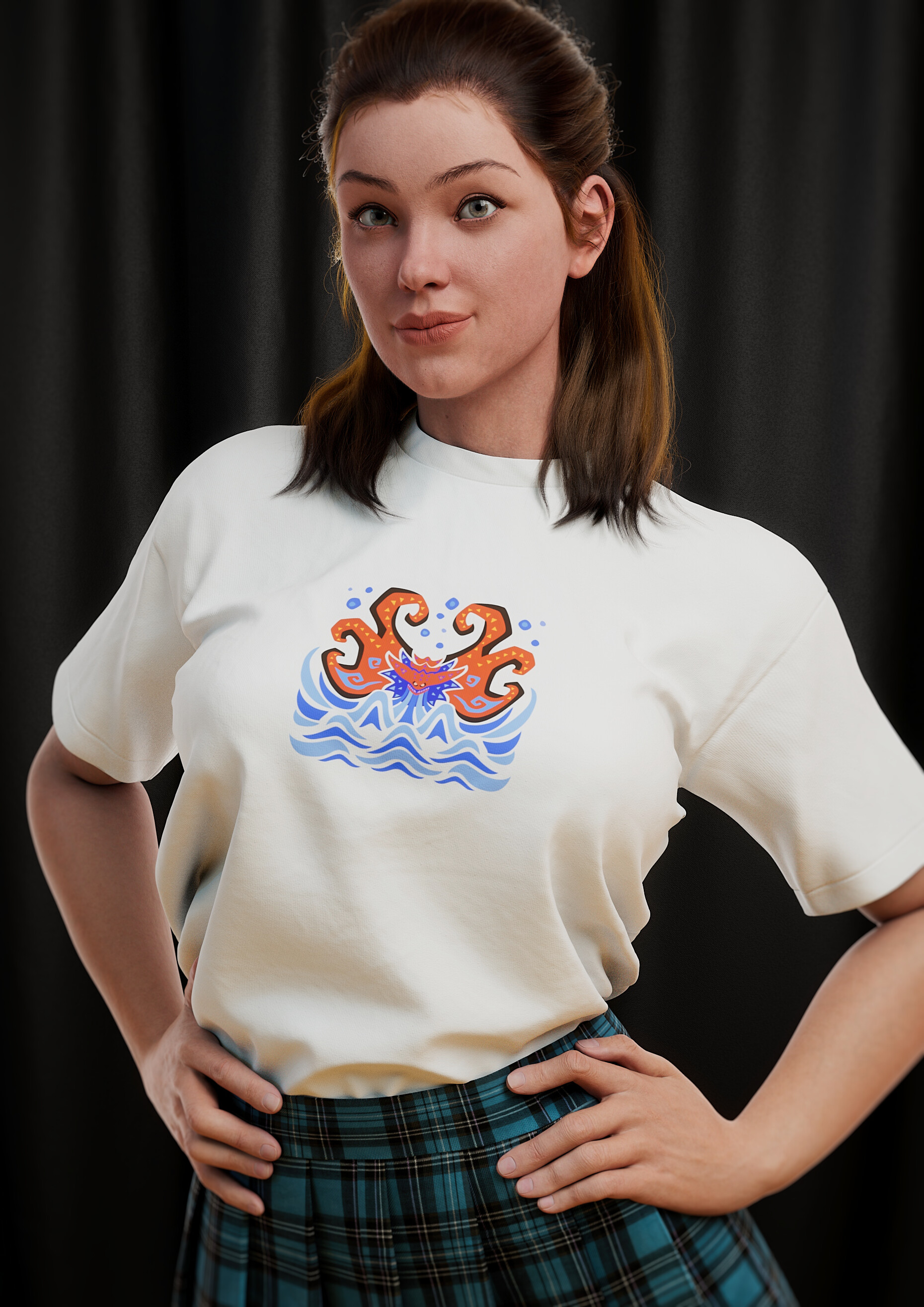 ArtStation - Half Bun Pose