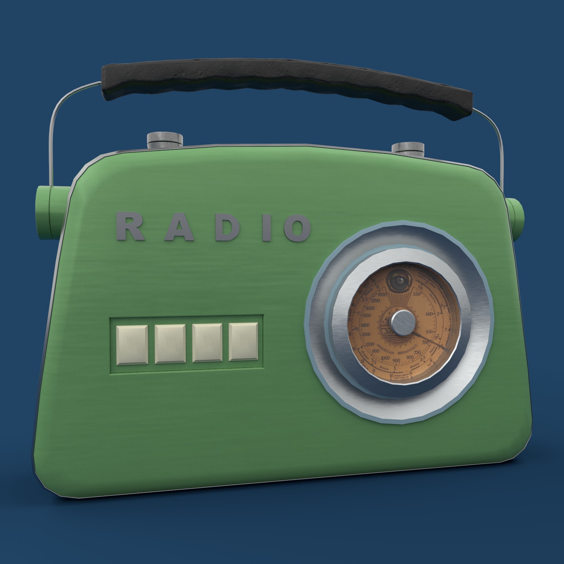 ArtStation - Retro Radio
