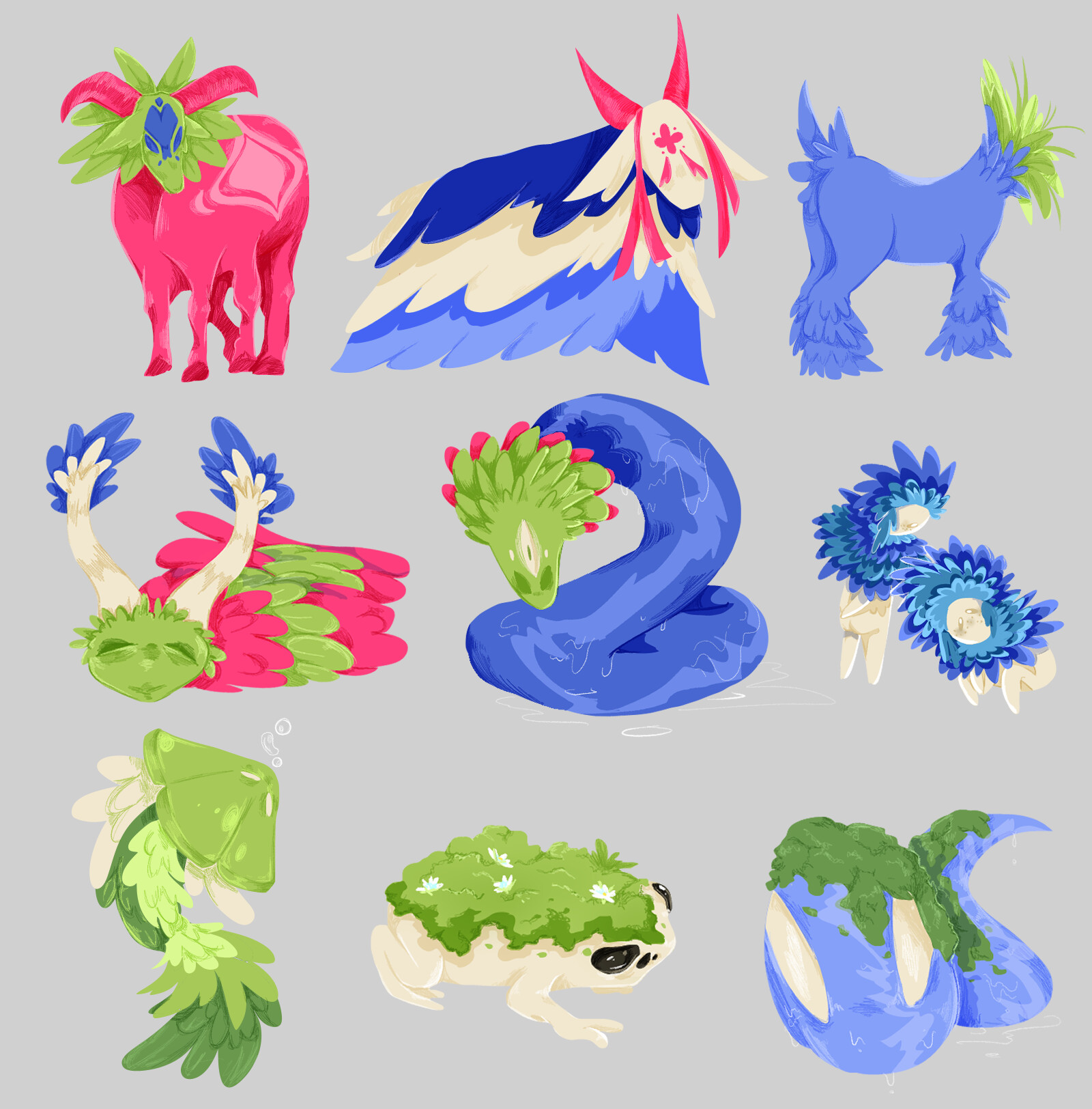 ArtStation - Creature designs for ongoing project