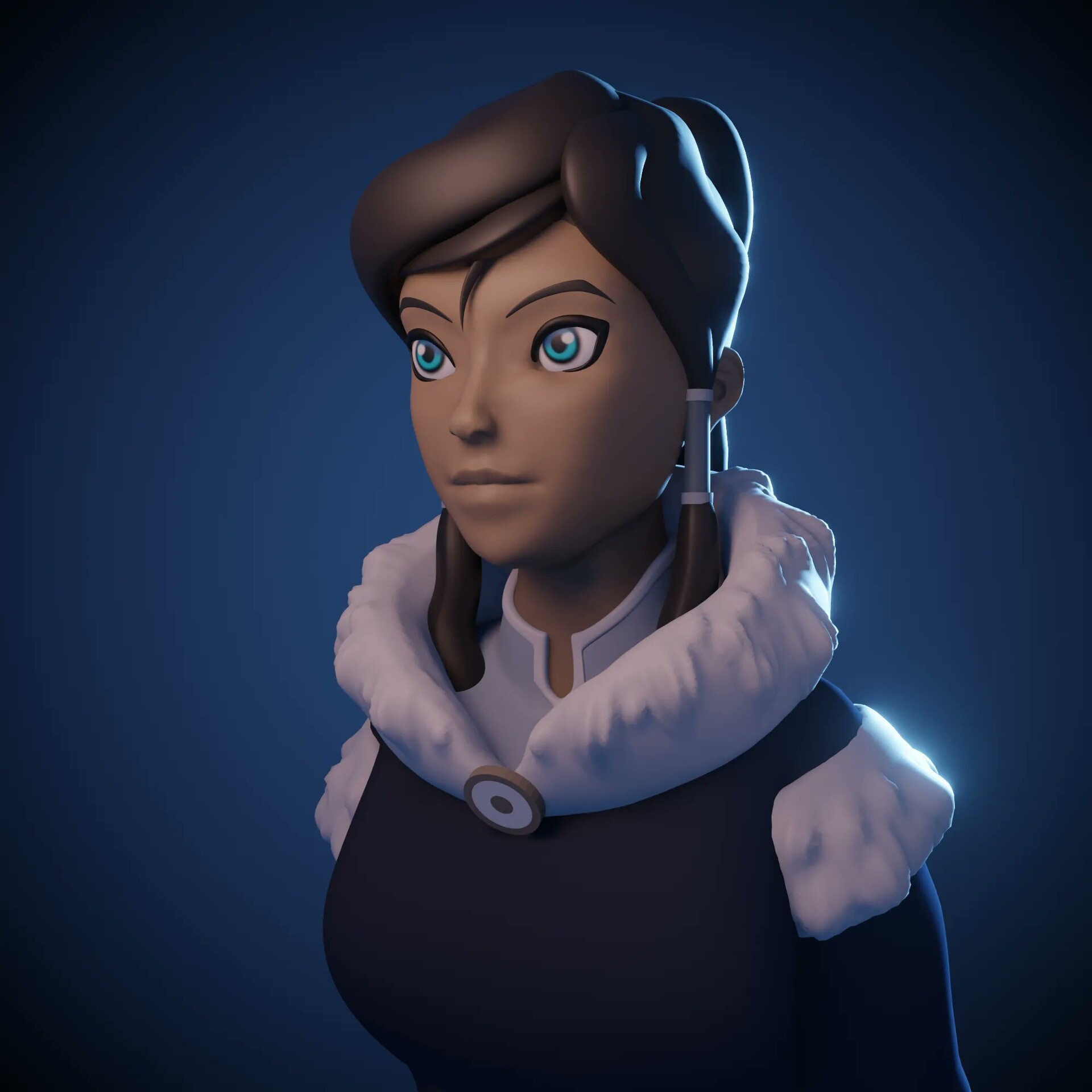 Sigrid Amazona - Korra 3D Model