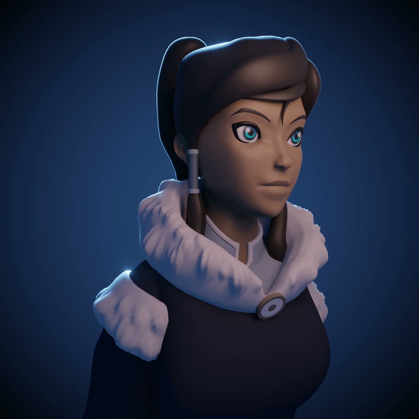 Sigrid Amazona - Korra 3D Model