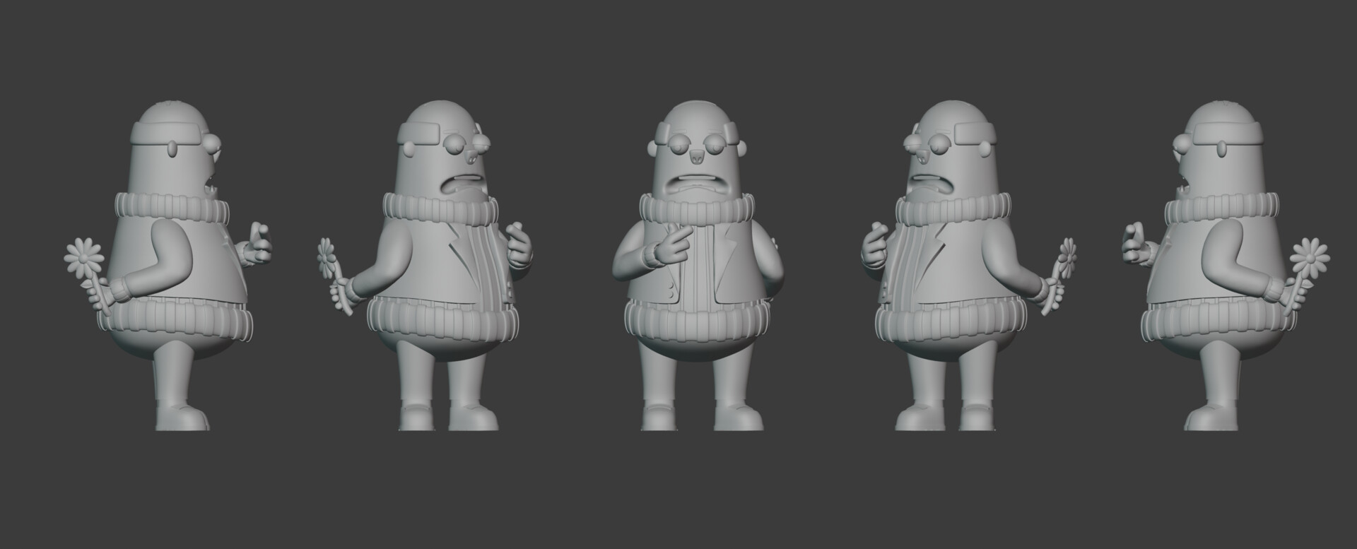 Sigrid Amazona - Zombie Figure 3D