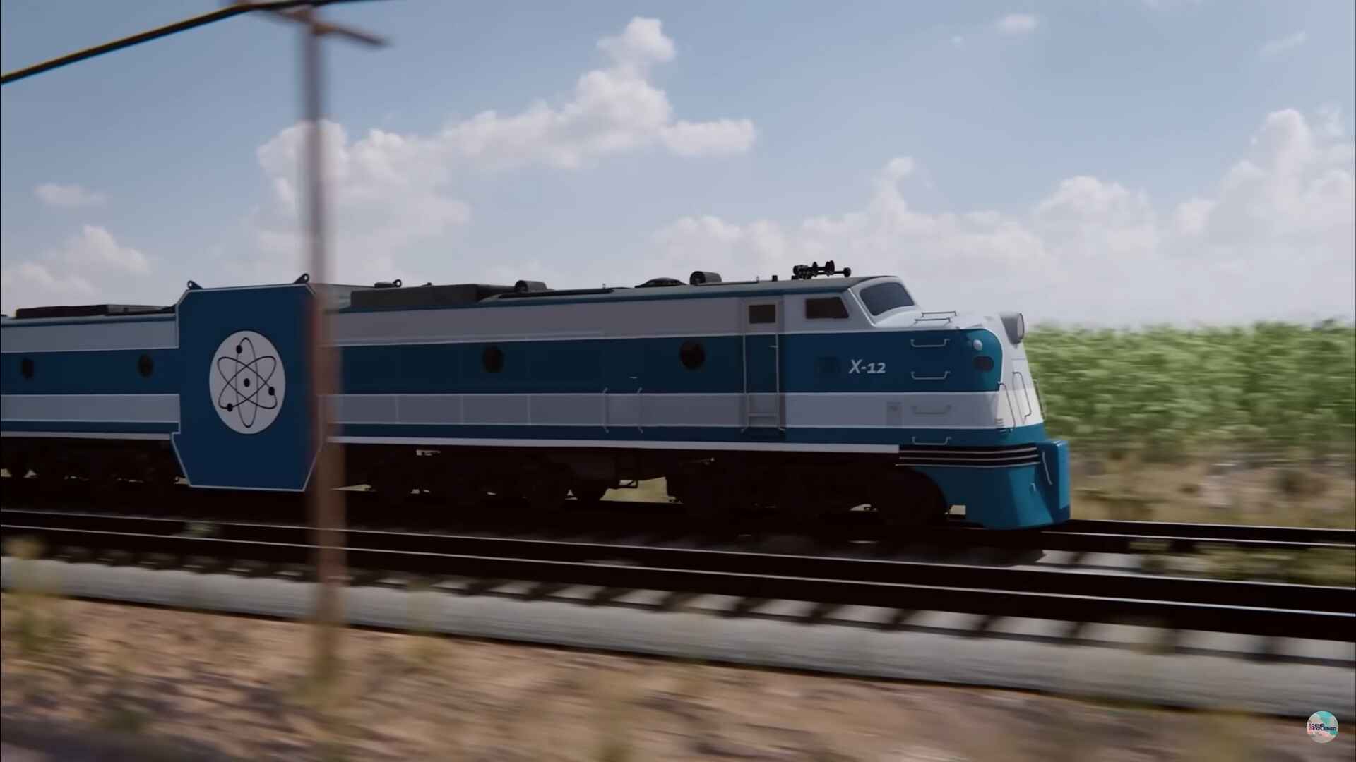 Tim Samedov - X-12 atomic locomotive concept