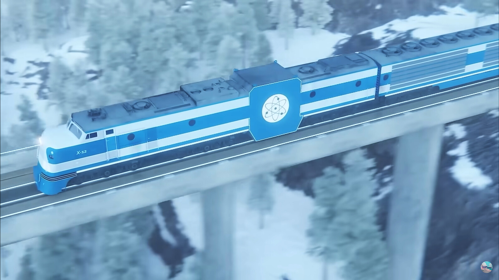 Tim Samedov - X-12 atomic locomotive concept