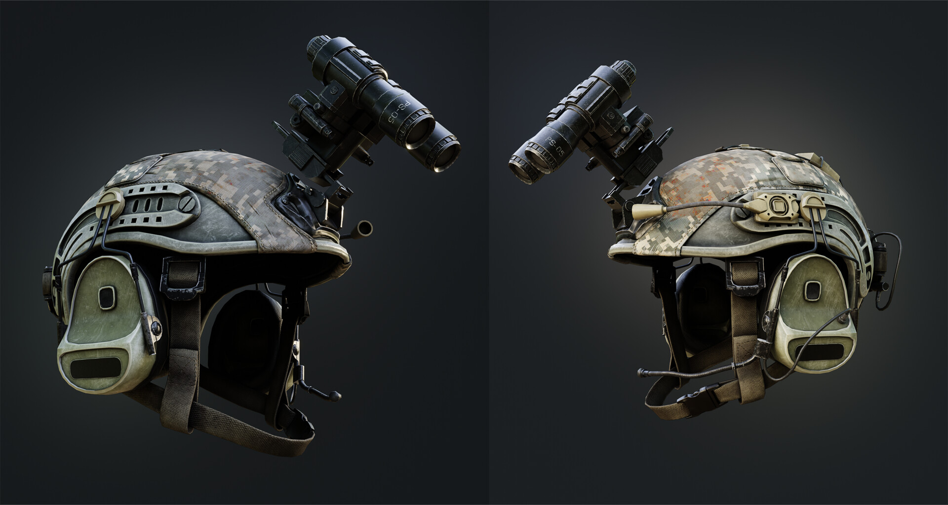ArtStation - Tactical helmet
