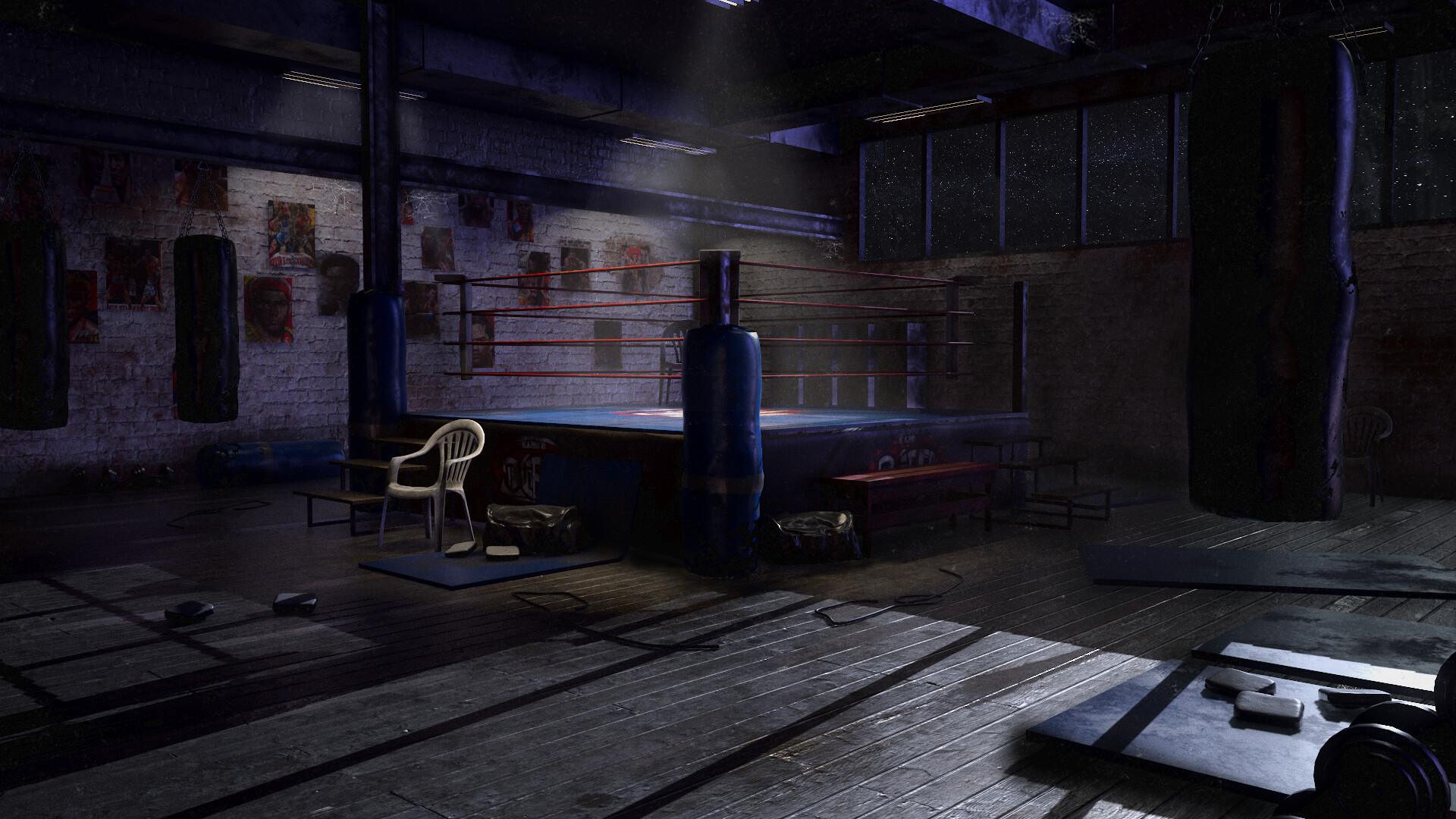 ArtStation - Old School Boxing Gym