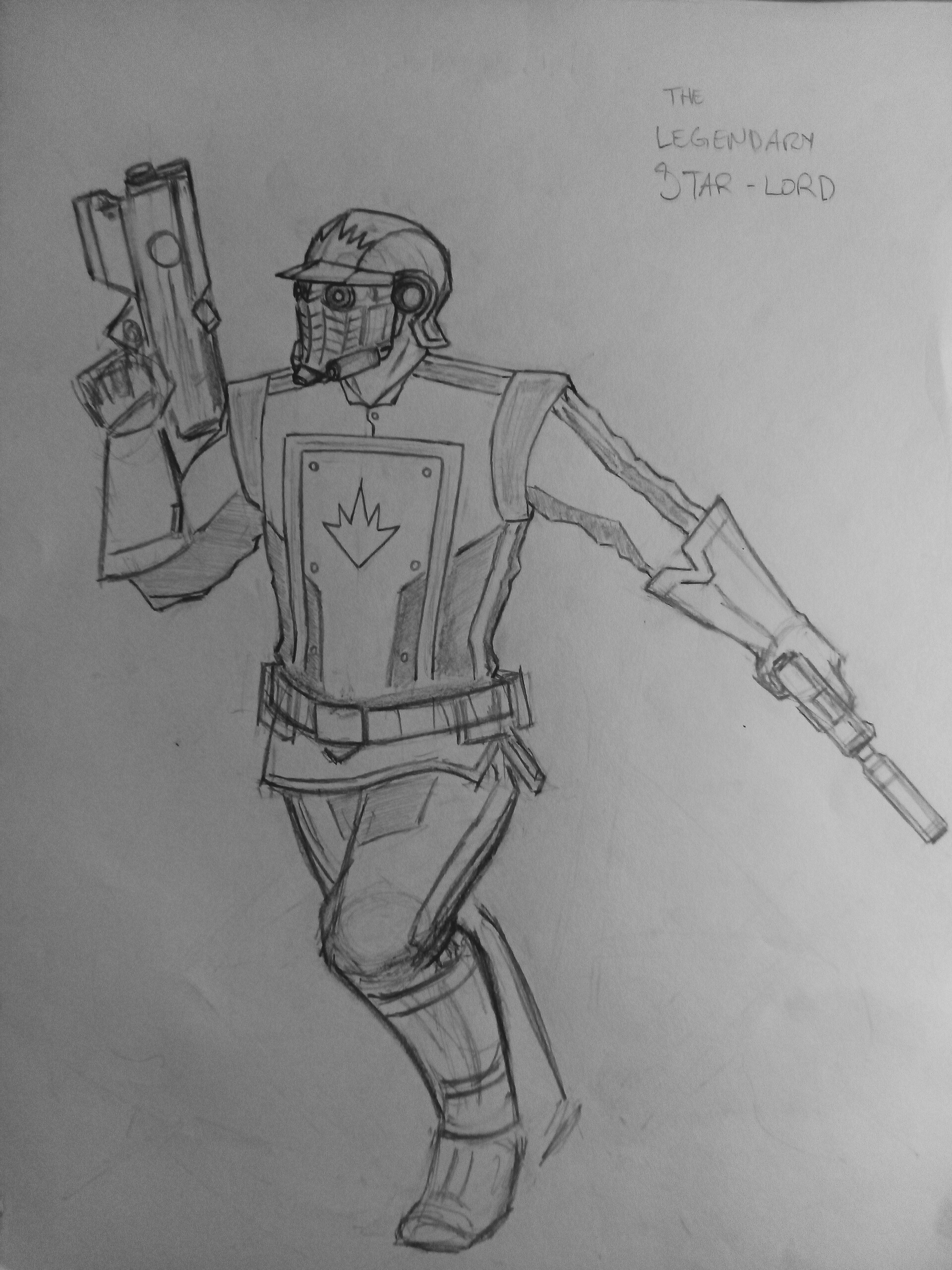 ArtStation - The Legendary Star-Lord fan art by SabreSe7en