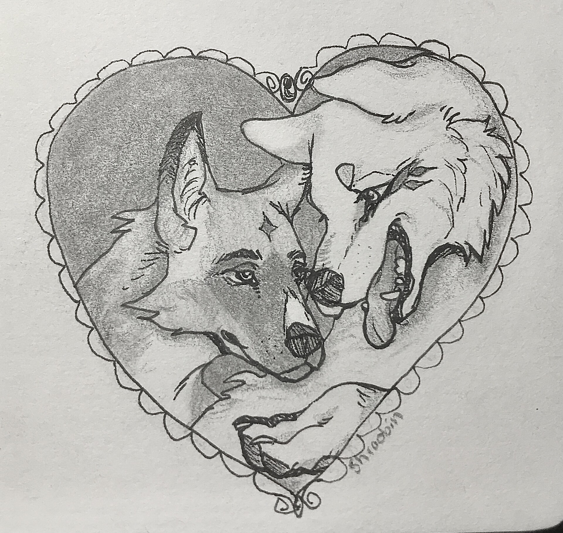 Shroobs (mostly) ink head and bust shots! |:| Wolvden