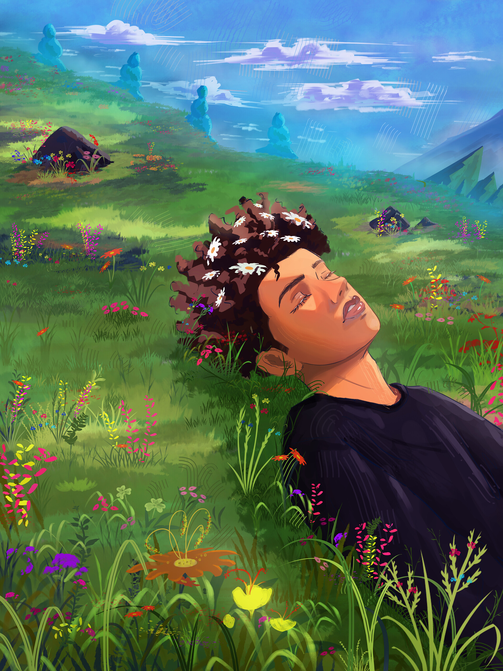 ArtStation - Light Study at the beginning of the year