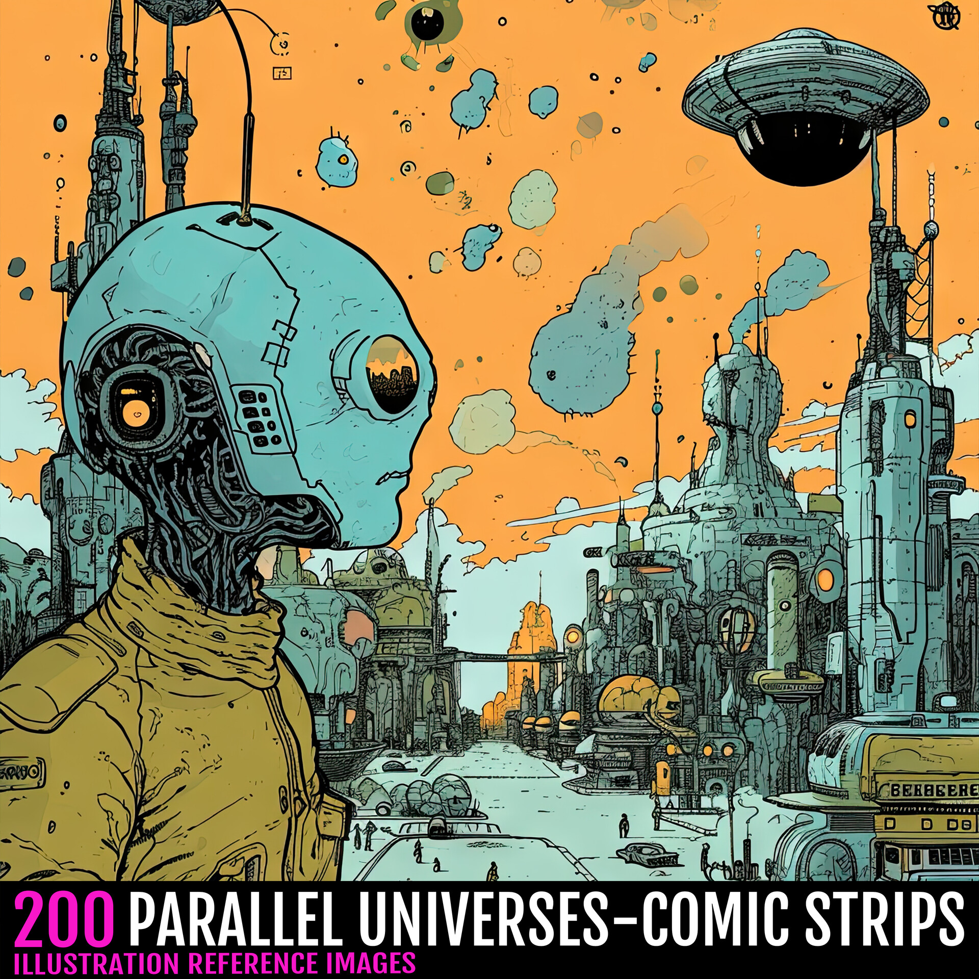 ArtStation - 200 PARALLEL UNIVERSES THROUGH COMIC STRIPS / 4K