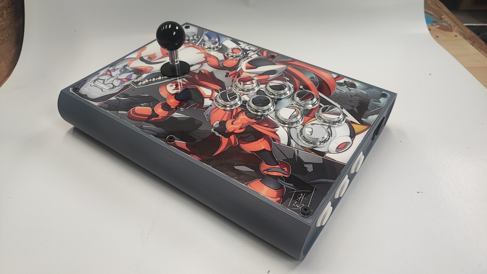 REDHORN - Chaos ZERO - Arcade Stick Illustration