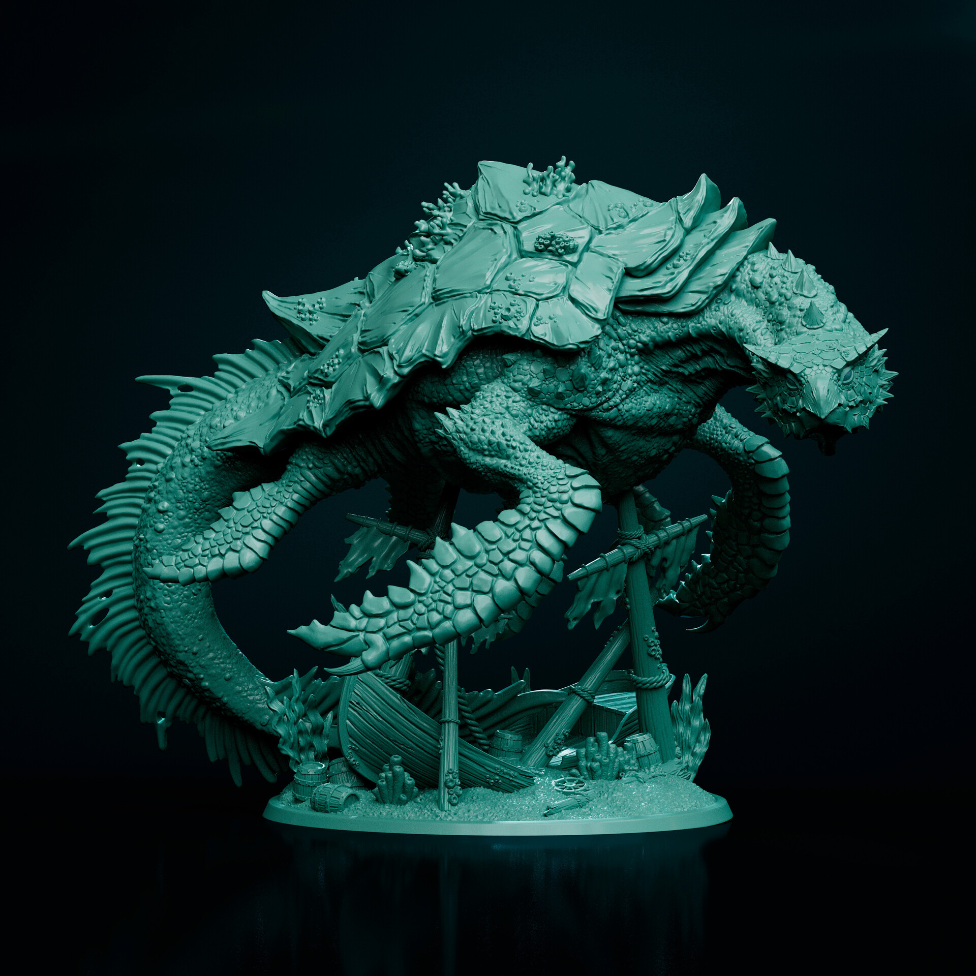 ArtStation - Dragon Turtle