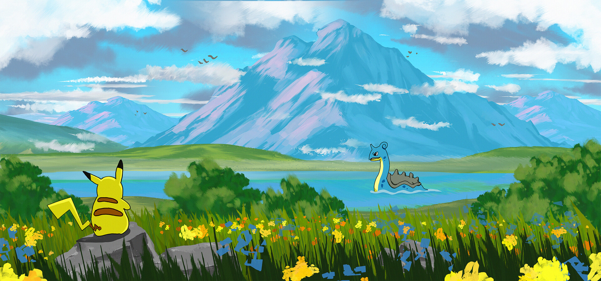 ArtStation - Pokemon Landscape