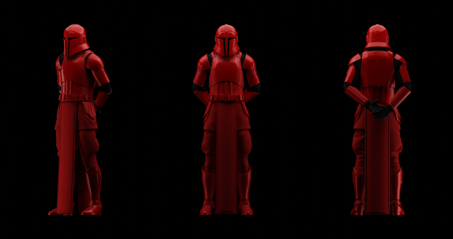 ArtStation - Custom Red Imperial Guard