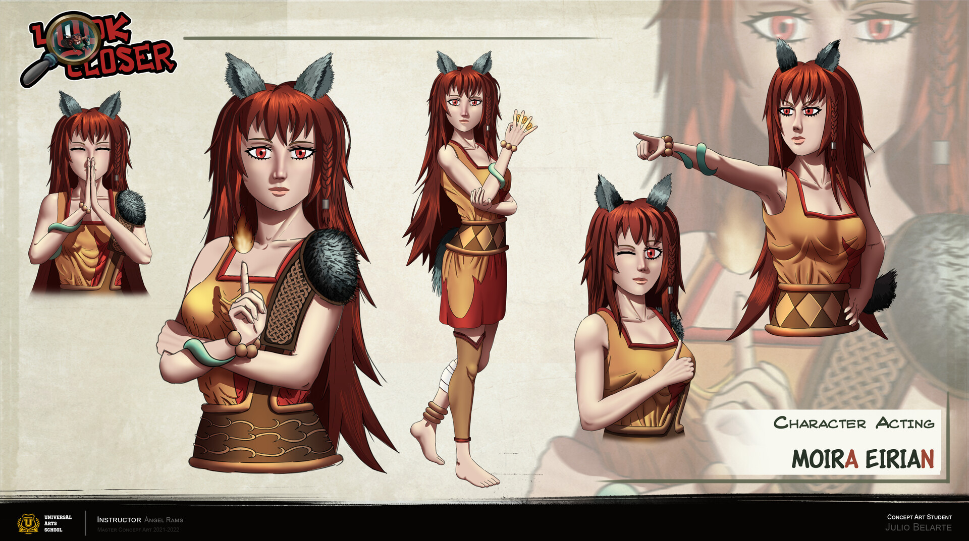 ArtStation - Moira Eirian acting and poses