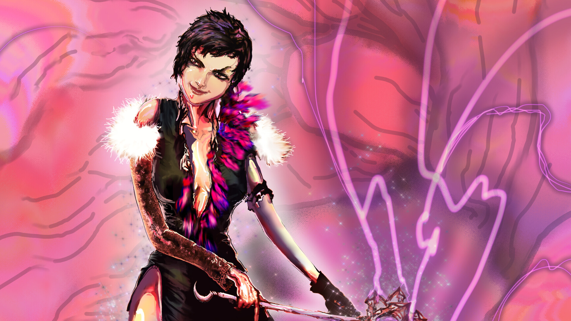 ArtStation - Black Rose Witch