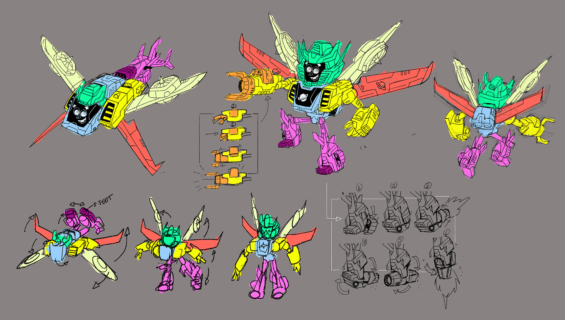 Marcelo Matere - Penn Zero: Part-Time Hero Characters Design