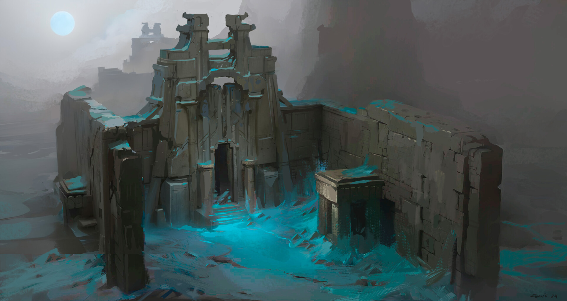 ArtStation - temple of Tiamat