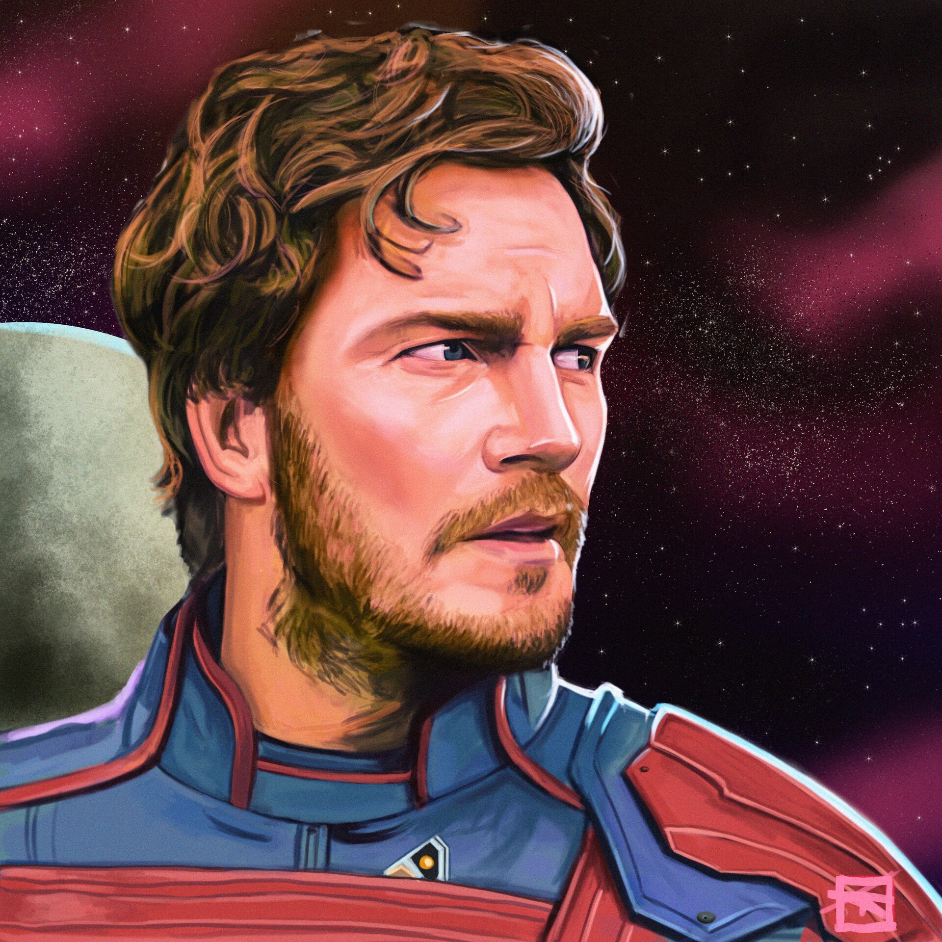 ArtStation - Star- Lord Portrait Study