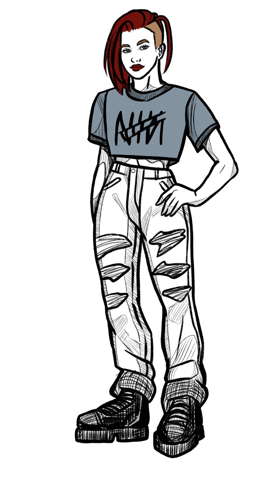 Ariel Russell - Player Character Concept (Horror Game)