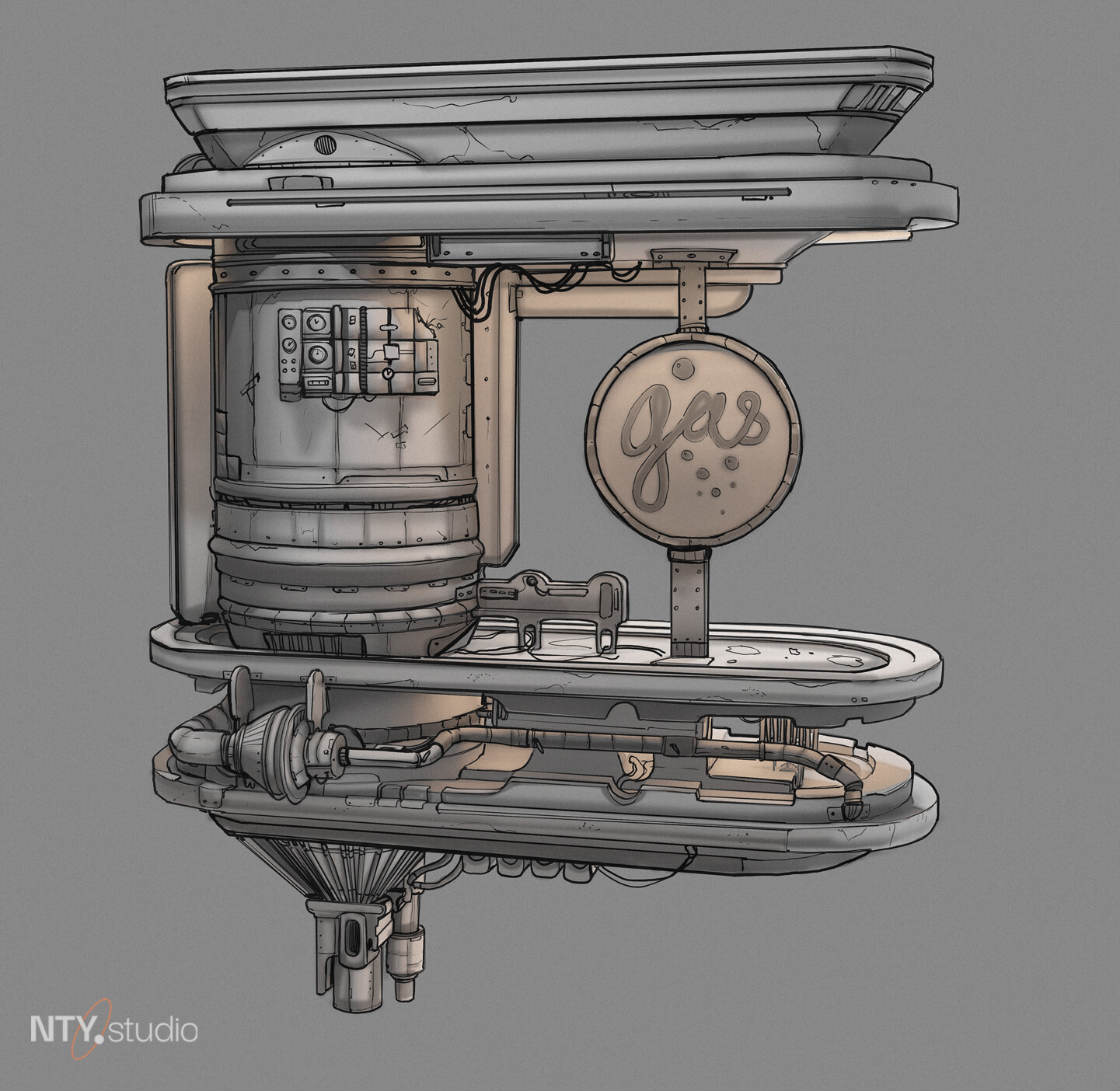 ArtStation - Velocity :: Refueling Station
