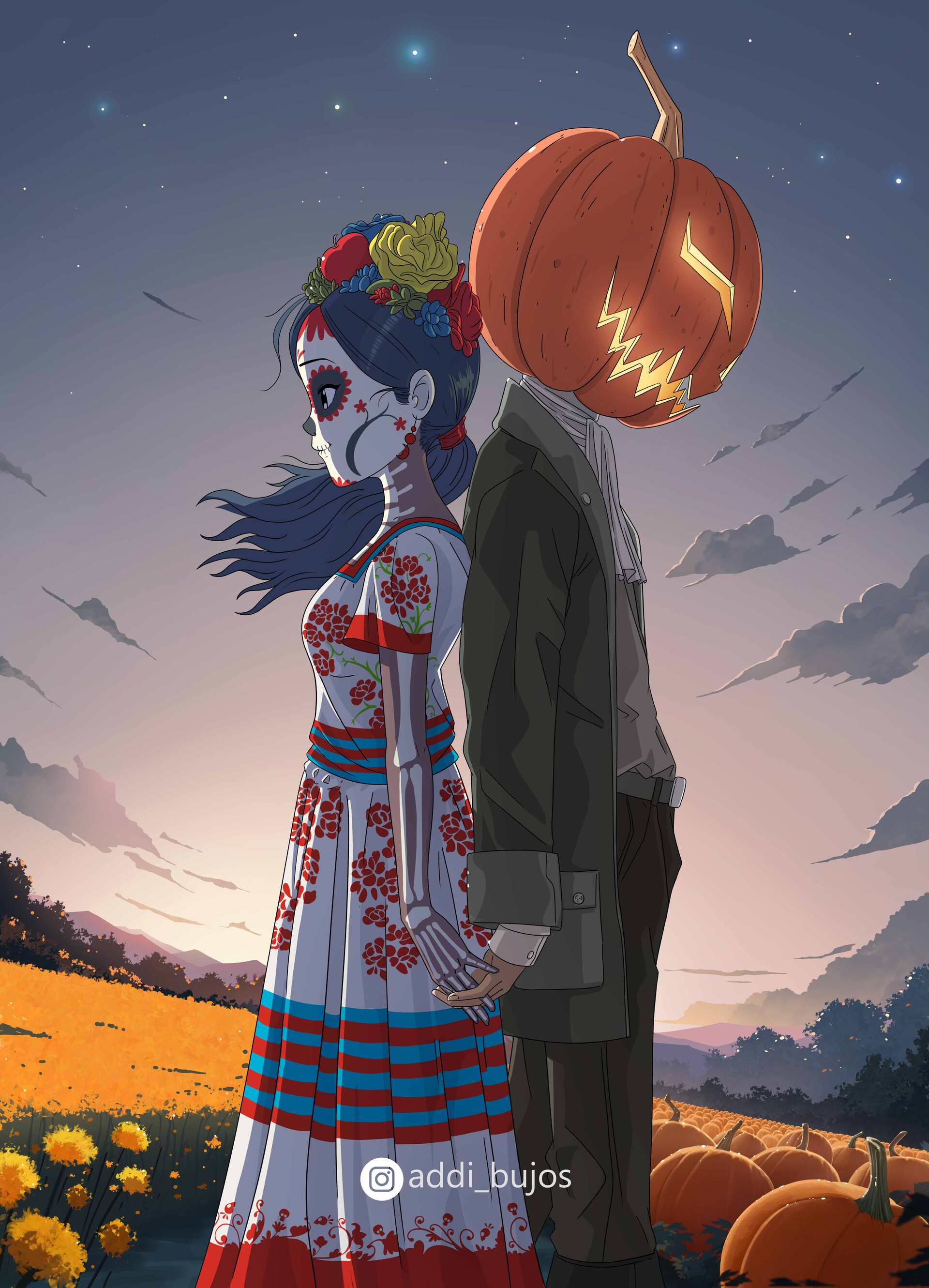 ArtStation - Halloween & Dia de muertos