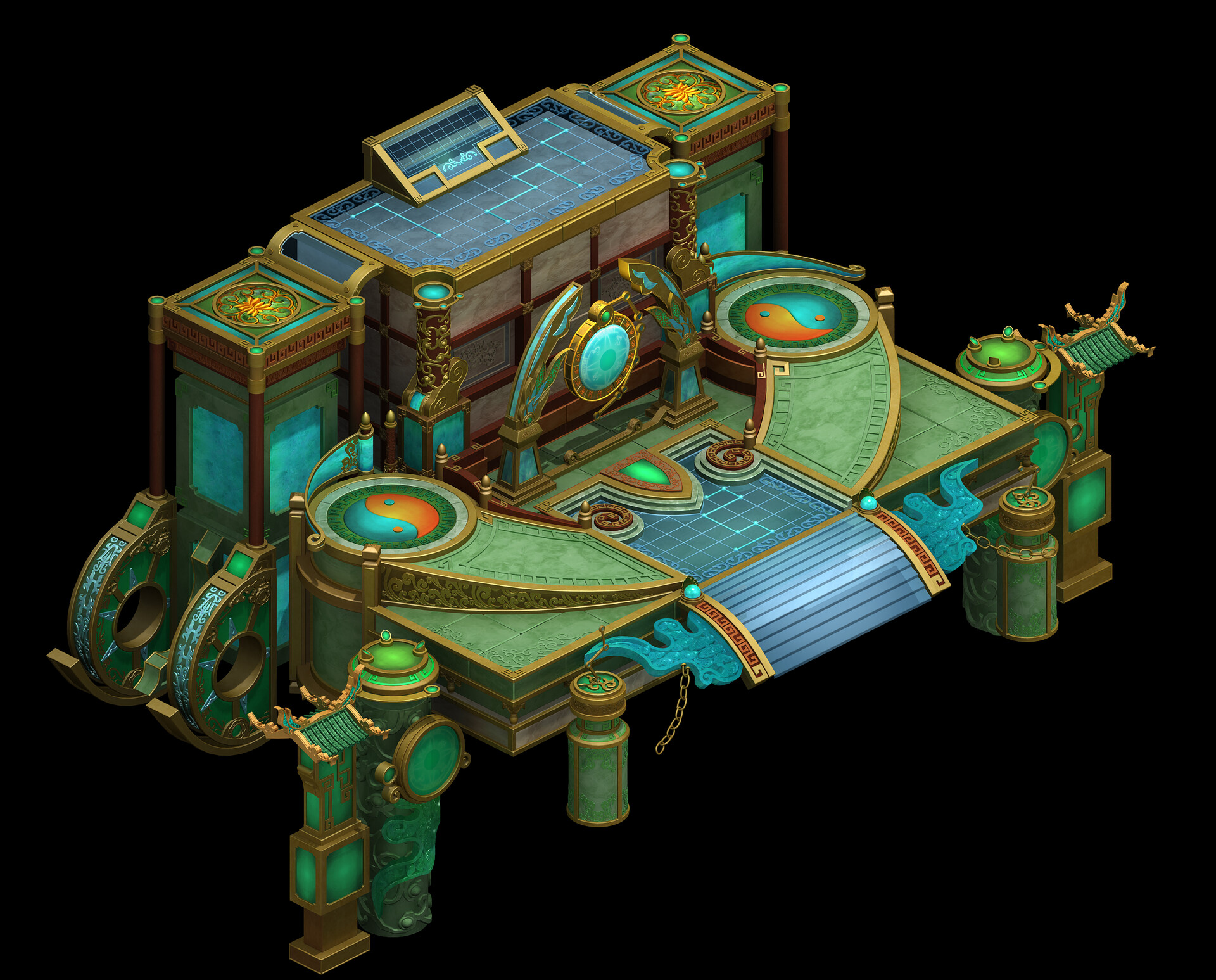 ArtStation - City Building - Temple