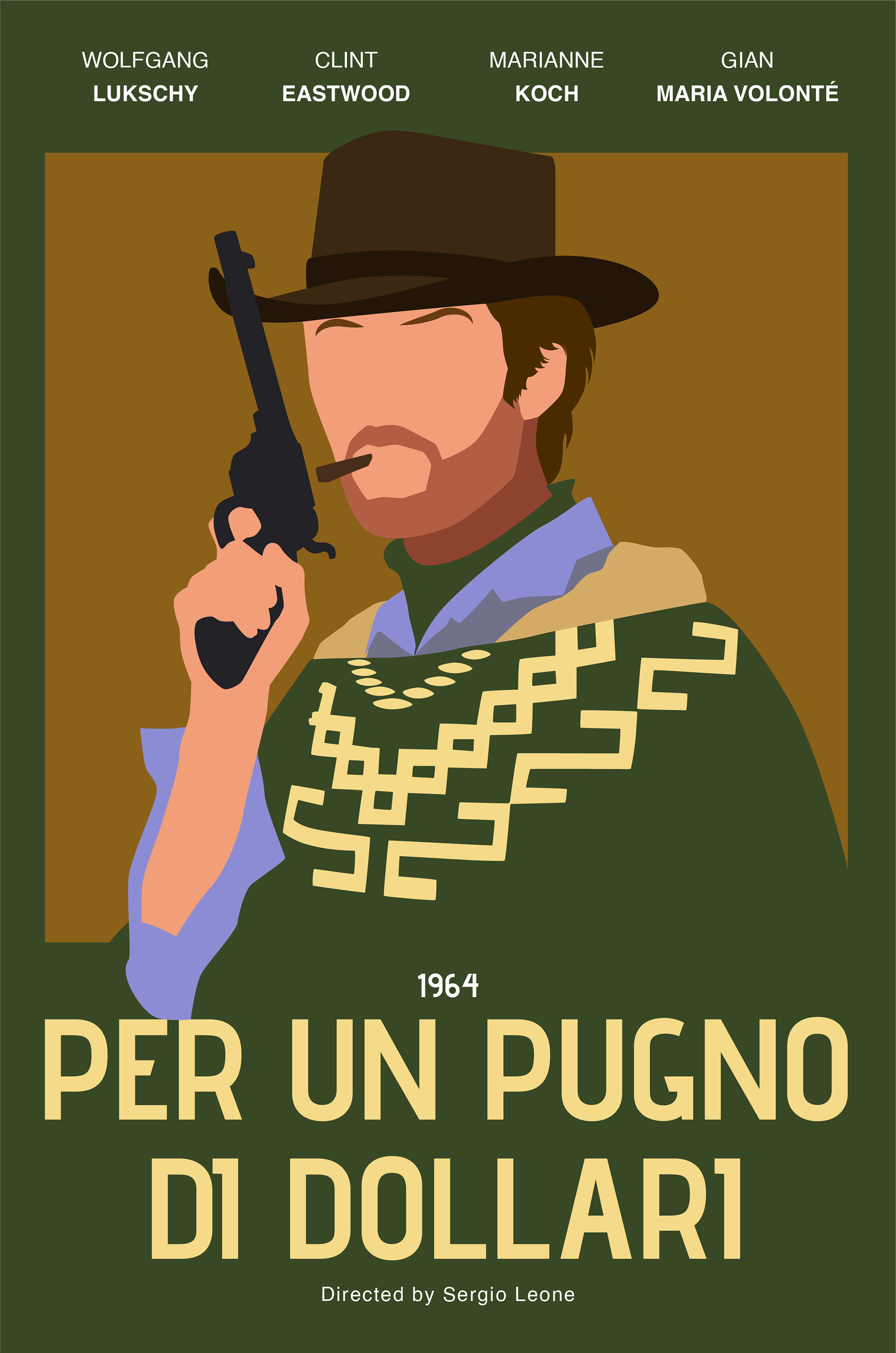ArtStation - Per un pugno di dollari - Flat Poster