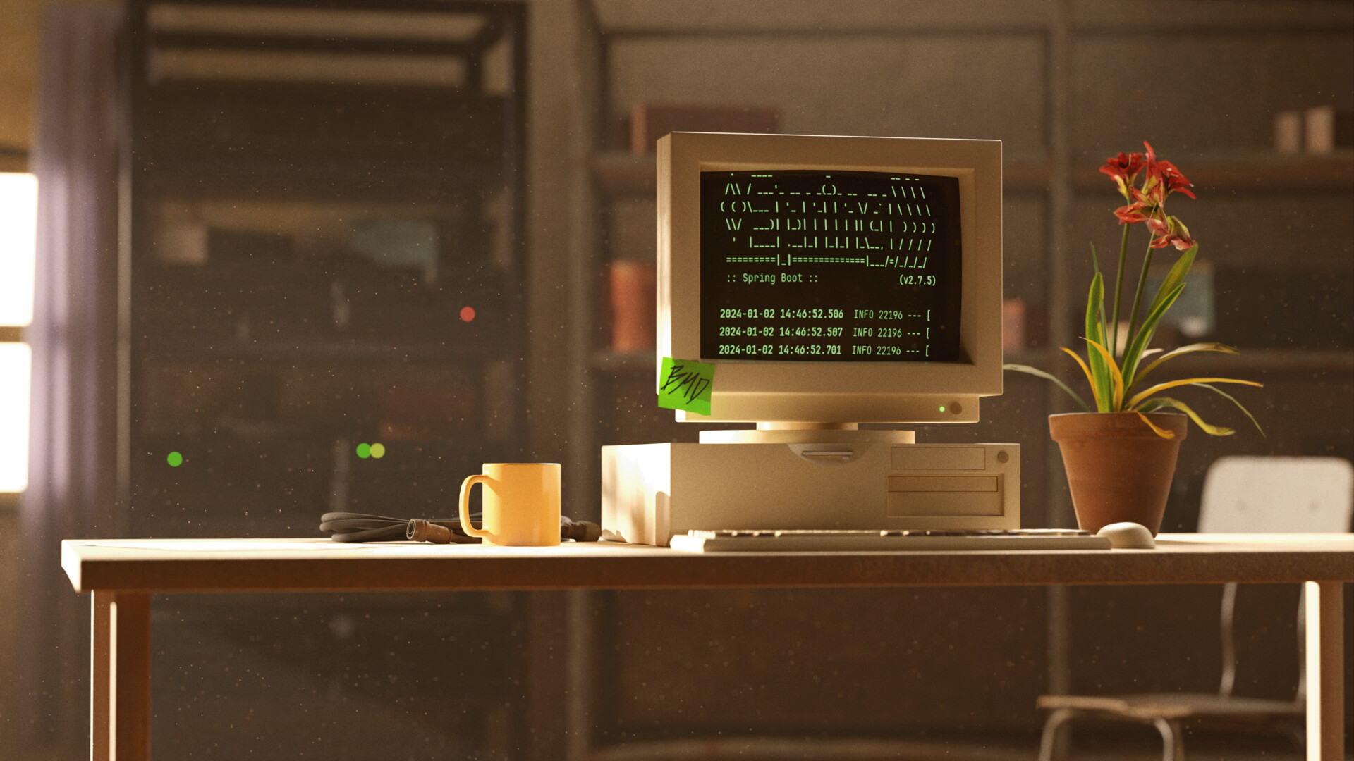 ArtStation - Retro Computer 3D Model