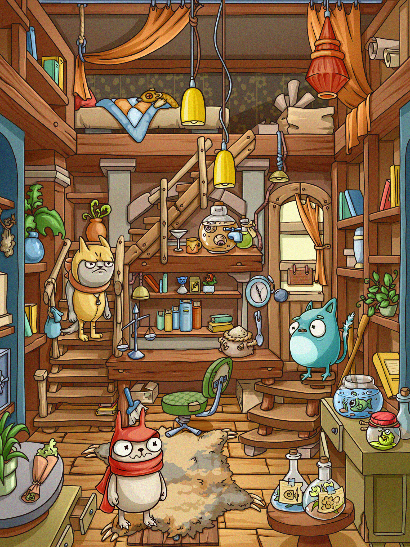 ArtStation - Hidden objects game scene