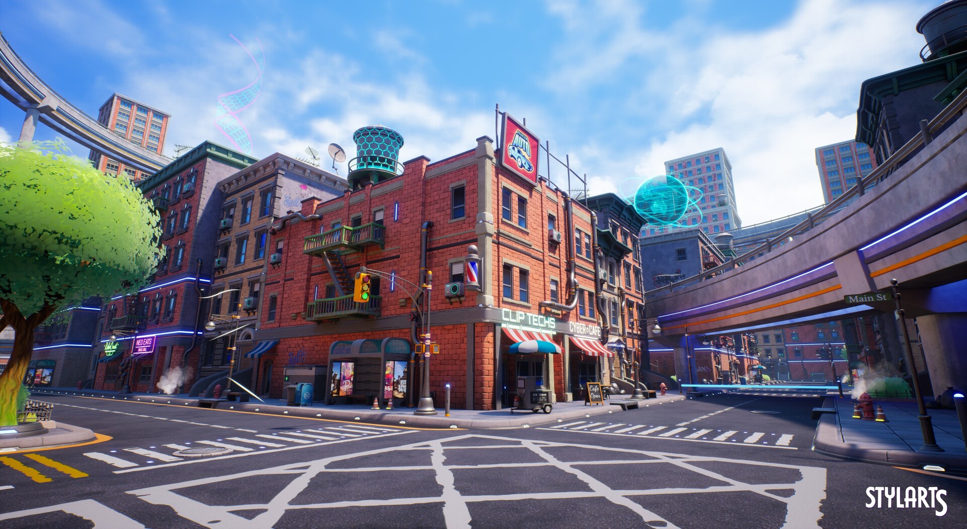 Dylan Marx - Stylized Sci-Fi Modern City