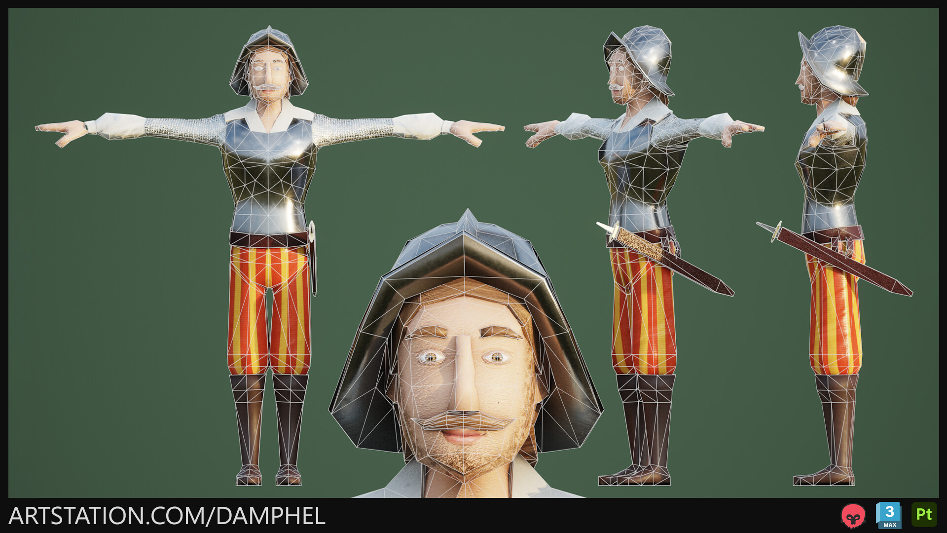 Denis Pineda - Spanish Soldier & Cannon | Omoa - Honduras Ancestral App