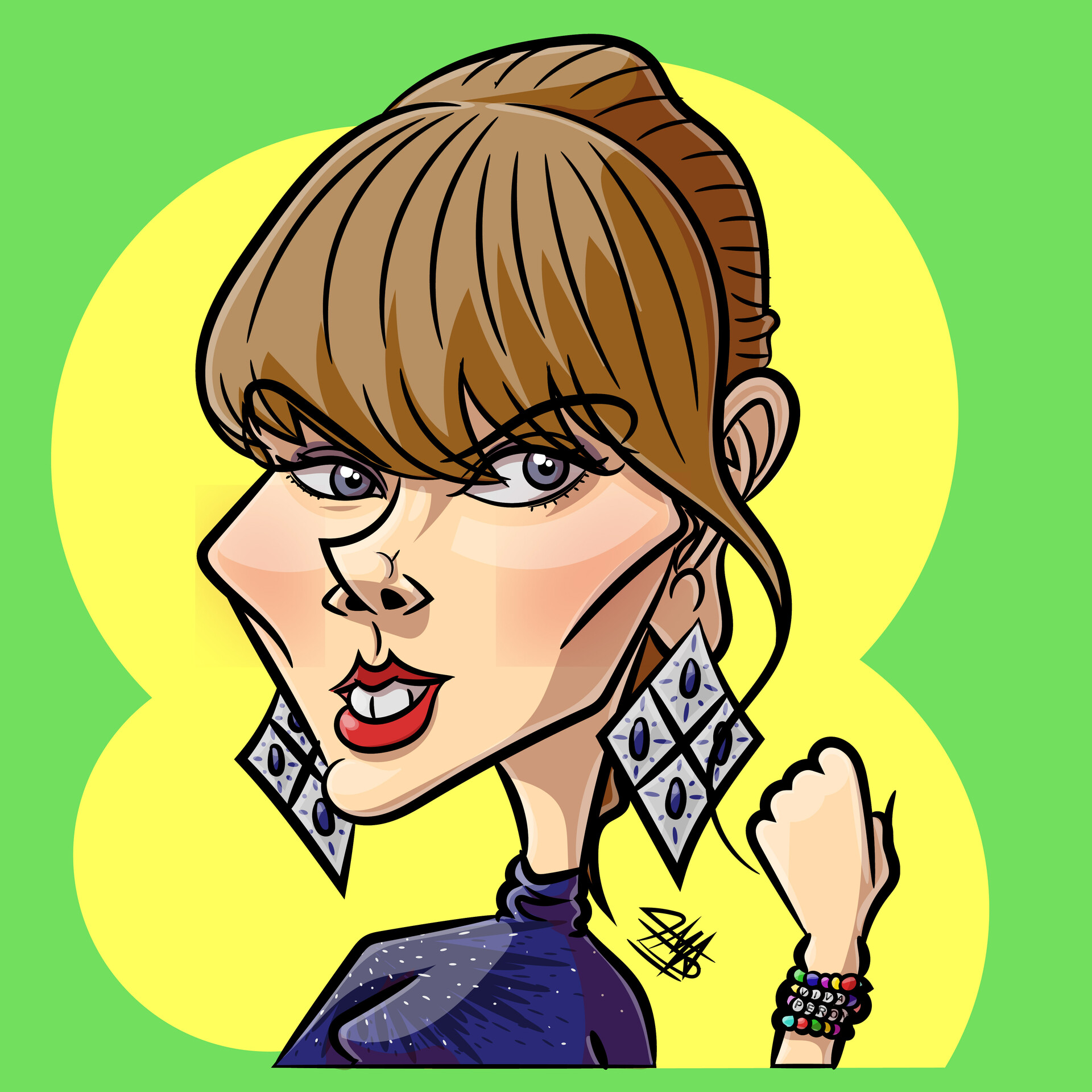 Taylor Swift Drawing 2024