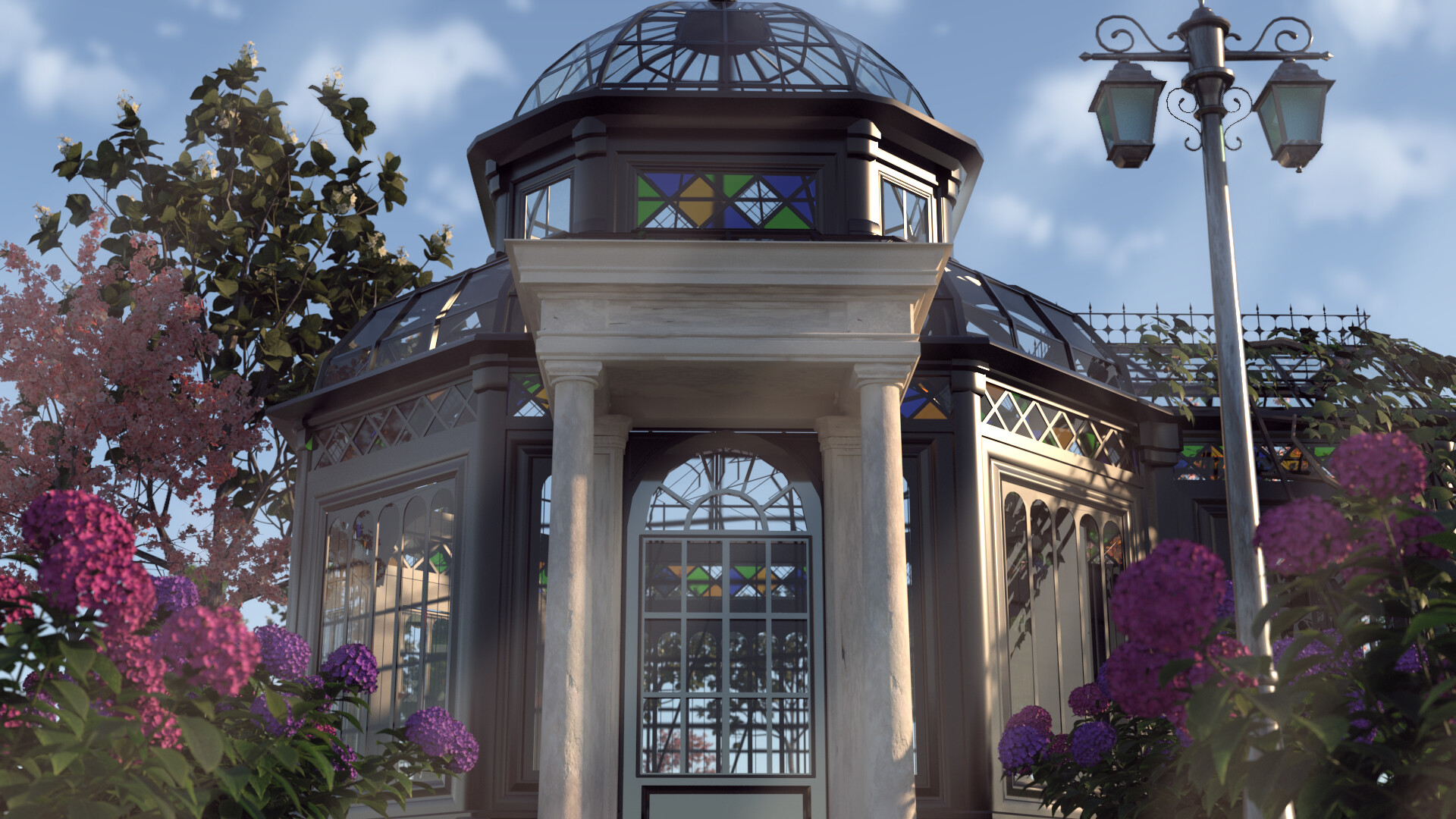 ArtStation - Garden in Sunlight | Render