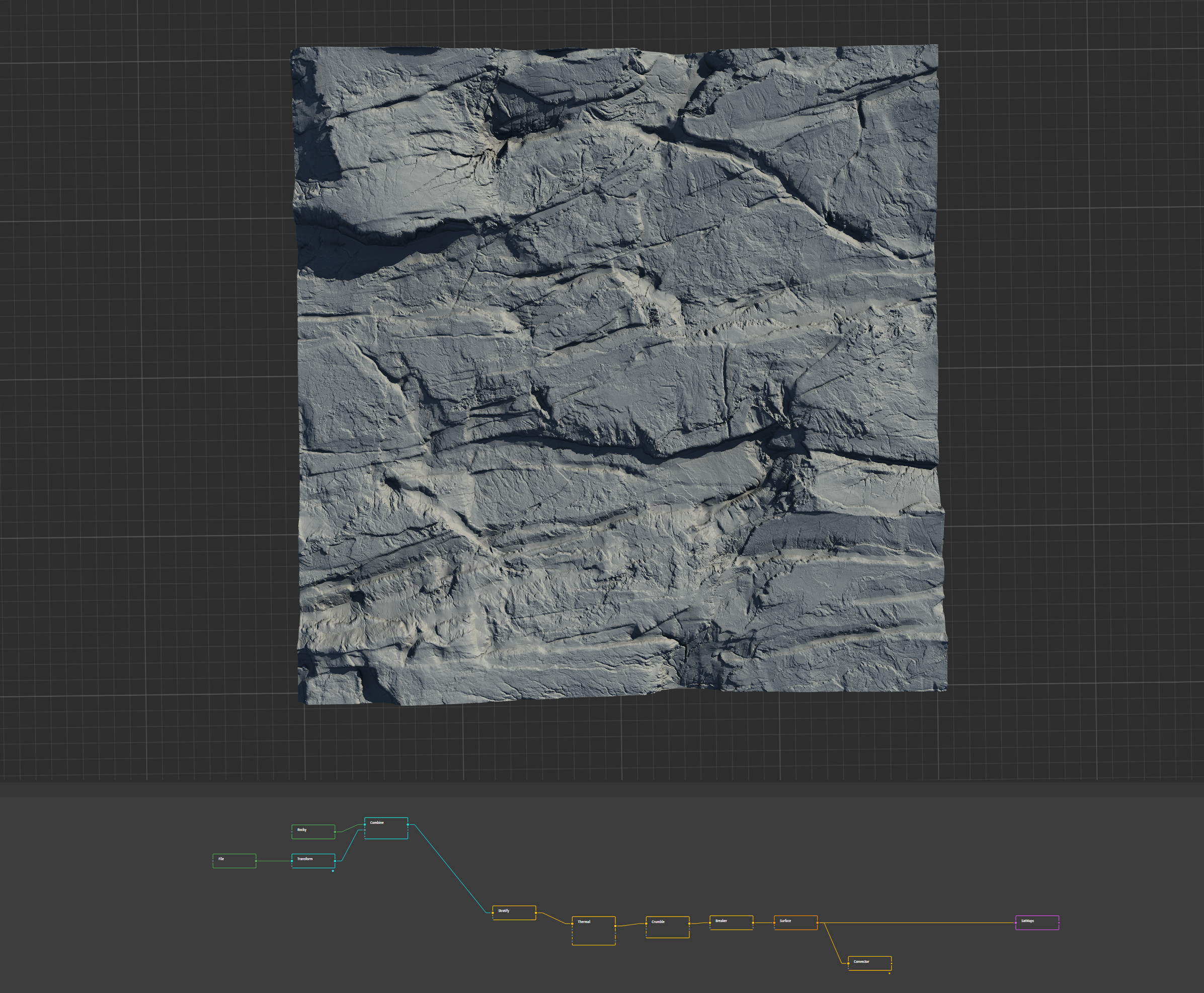 Ethan Olson - Dark Stone Material