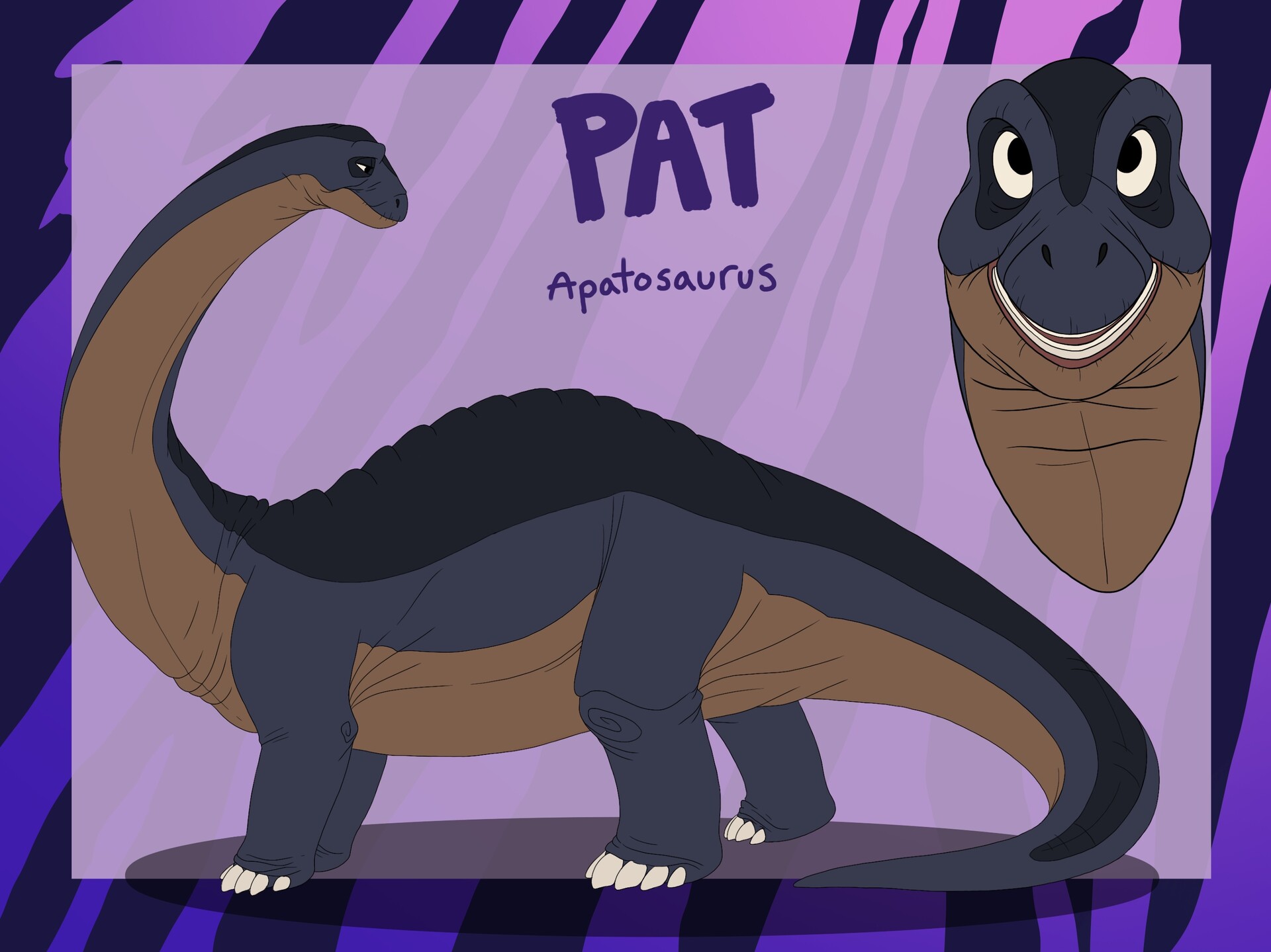 ArtStation - Character Design Sheet- Pat Apatosaurus