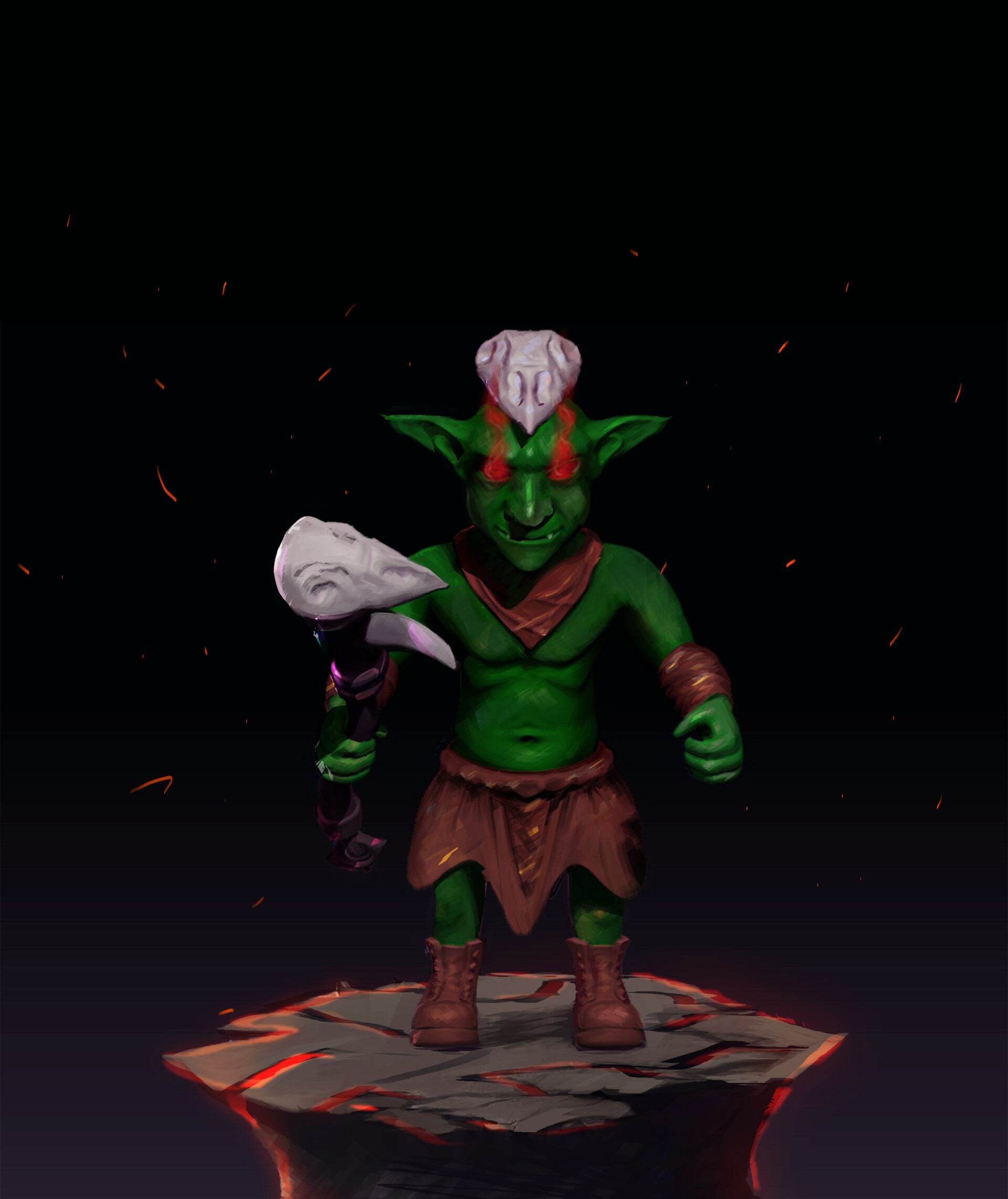 ArtStation - Concept Art of Goblin Shaman