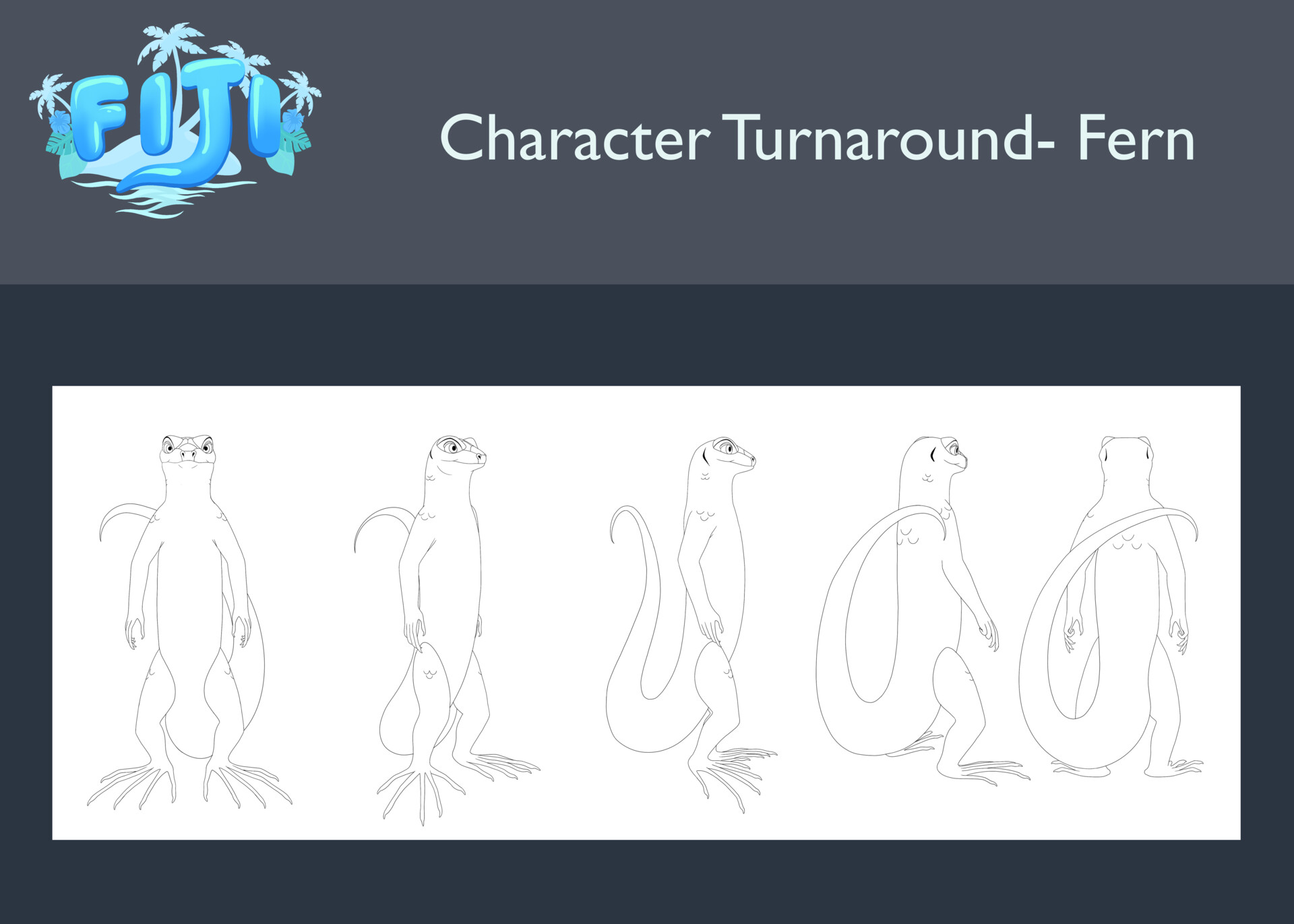 ArtStation - Character Turnaround Model Sheet- Fern